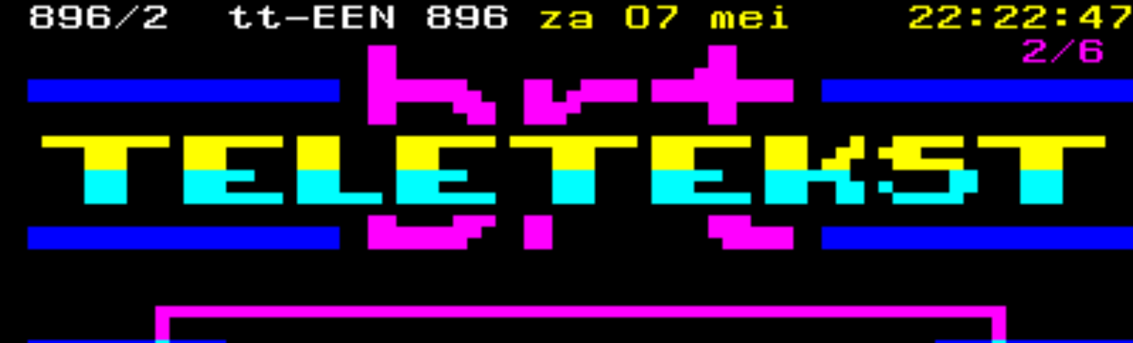 Teletekst Literair in het Letterenhuis | Letterenhuis